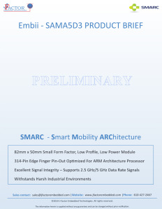 Smarc Modules | J-Factor Embedded Technologies